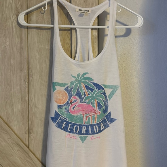 Billabong | Tops | Billabong Size Small Florida Tank With Flamingo ...
